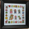 Super Mario Sampler retro Video Game Super Mario Cross Stitch Pattern ...
