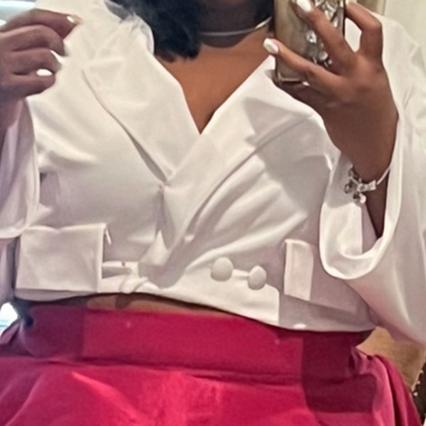 Cropped Blazer Sewing Pattern, Short Blazer Crop Top, Trendy Summer ...