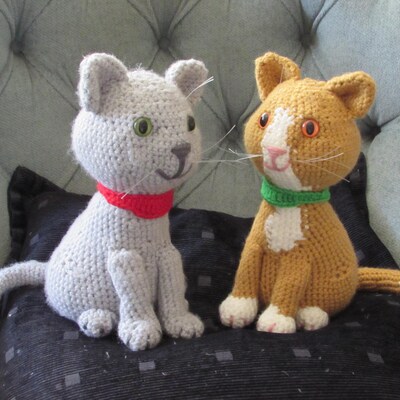 Crochet Cat Pattern, Cat Amigurumi Pattern, Crochet Cream Cat Pattern ...