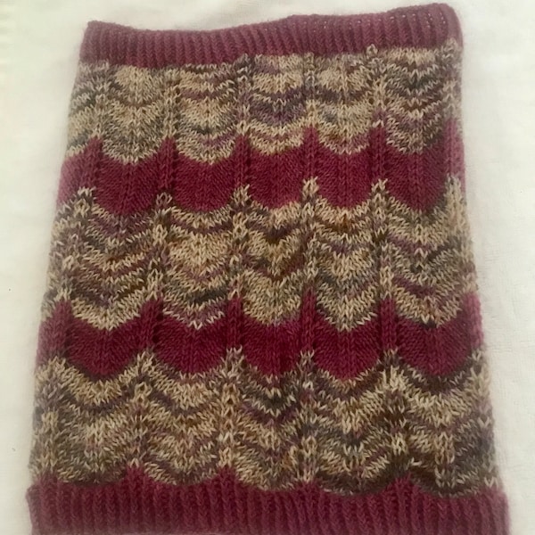 Round and Round Cowl PDF Knitting Pattern by Crazy Sock Lady Designs - Etsy