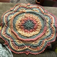 Pattern With Photo Tutorial for Crochet Doily Rozita. PDF Crochet Doily ...