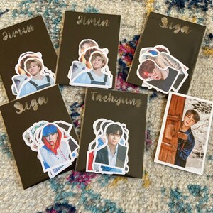 10pc BTS Jimin Stickers - Etsy