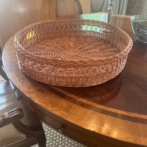 Extra Long Basket With Handle, Very Large Wicker Basket, Long Basket ...
