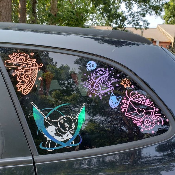 Creep Hand Vinyl Decal - Etsy