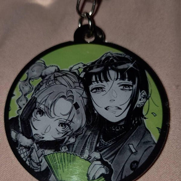 Gojo and Geto Keychain, Jujutsu Kaisen Keychain Charm - Etsy