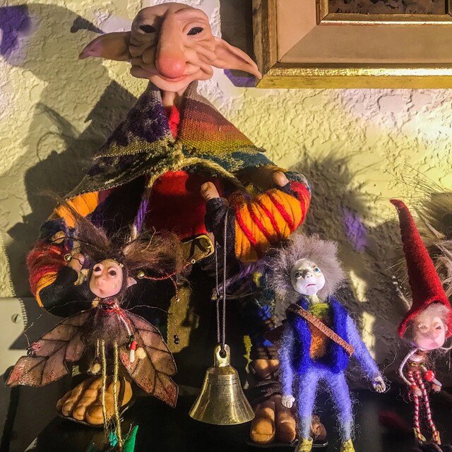 Handmade Magical Lamps and Creatures. House and by TheElvenRefuge