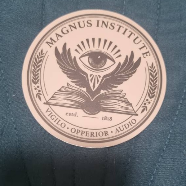 The Magnus Institute Logo Sticker - Glossy Vinyl Sticker - 8.1x8.1 Cm ...