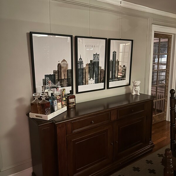 World Map 3 Piece Wall Art Prints, Map of the World Poster Set ...