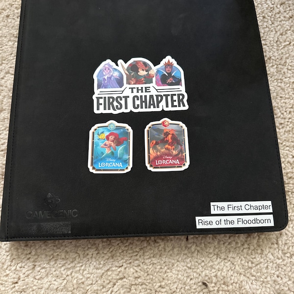 Lorcana Set Graphic Binder Decals | Stickers | First Chapter Through ...