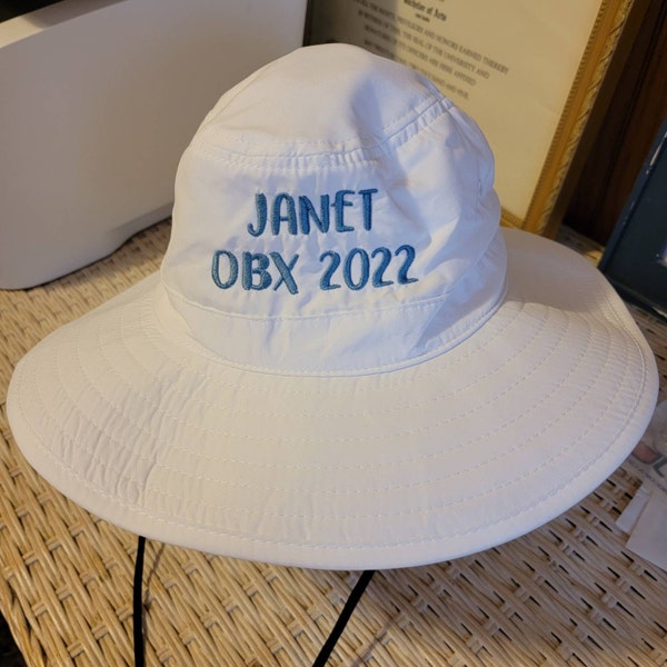 Customized Embroidered Bucket Hat, Custom Text Embroidery Bucket Hat ...
