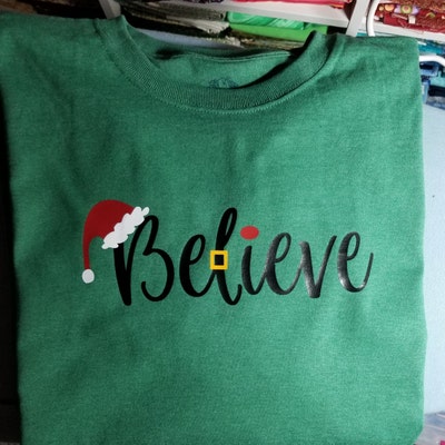 Believe SVG, Christmas Svg, Santa Svg, Santa Hat Svg, Believe in Santa ...