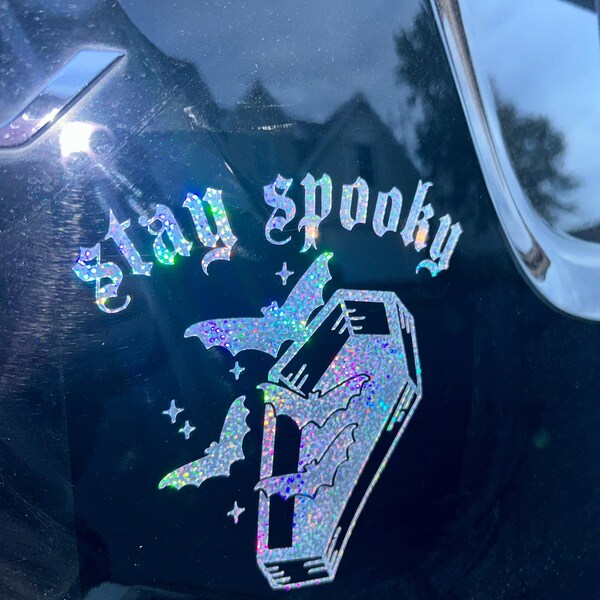 Stay Spooky Decal | Goth Car Decal | Goth Car Accessories | Goth Car ...