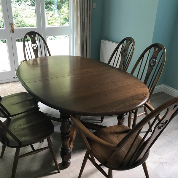 Ercol Cloister Wing Back Easy Chair Armchair Golden Dawn FREE UK ...