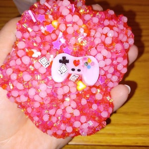 Bingsu Slushie Slime gamer Girl SCENTED Pink Crystal Clear Bingsu and ...