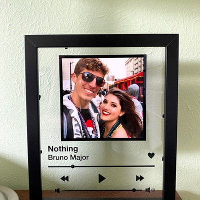 Premium Laser Engraved Custom 8 X 10 Acrylic Music Plaque Picture Frame ...