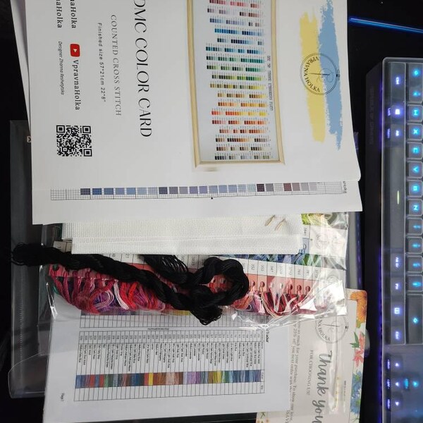 DMC Floss Embroidery Organization System | DMC Thread Charts PDF ...