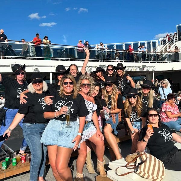 Custom Western Themed Bachelor Party Shirt Groom Last Rodeo Country ...