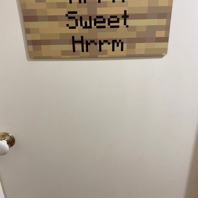 Minecraft Inspired Gift Minecraft Sign Minecraft Birthday Gift ...