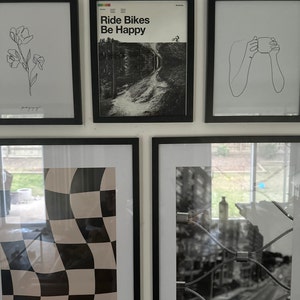 Enjoy the Ride Cycling Art Print - Etsy