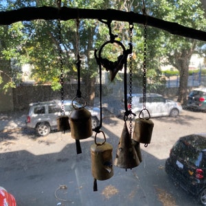 SPIRIT BELLS-5 Various Shapes in Gold-recycled Iron Sheet - Etsy