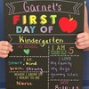 2-in-1 FRENCH First Day of School Sign, First Day of School Version ...