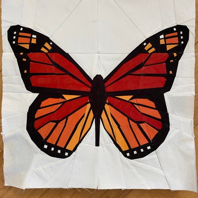 Monarch Butterfly 30, 20, & 15 Quilt Foundation Paper Pieced Pattern ...