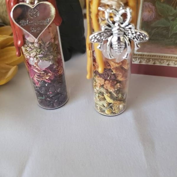 Blessed Be Love Spell Bottle, Self Love Spell Jar, Intention ...