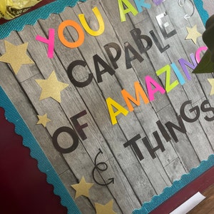 Bulletin Board Letters Hello Summer Classroom Décor - Etsy