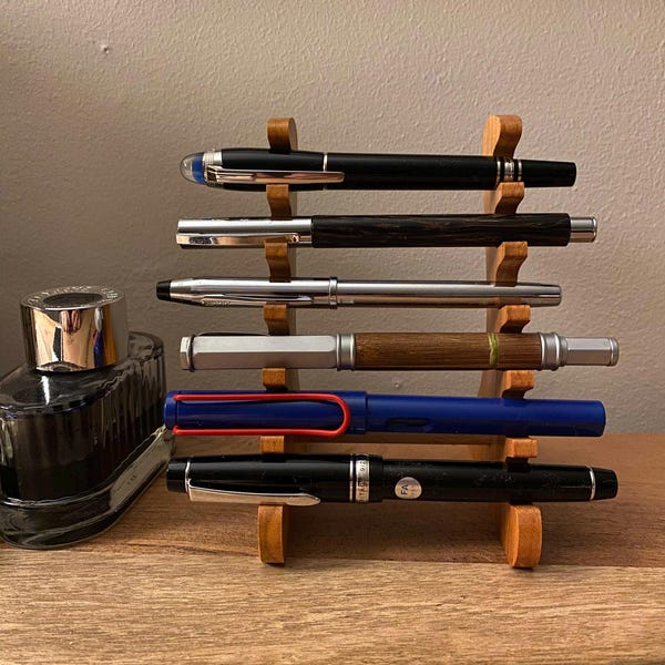 5 Pen, Multi-pen Holder in Maple - Etsy