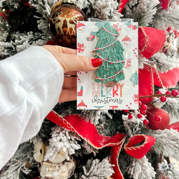 Printable Cookie Card - Merry Christmas - 3.5"x5" - Etsy