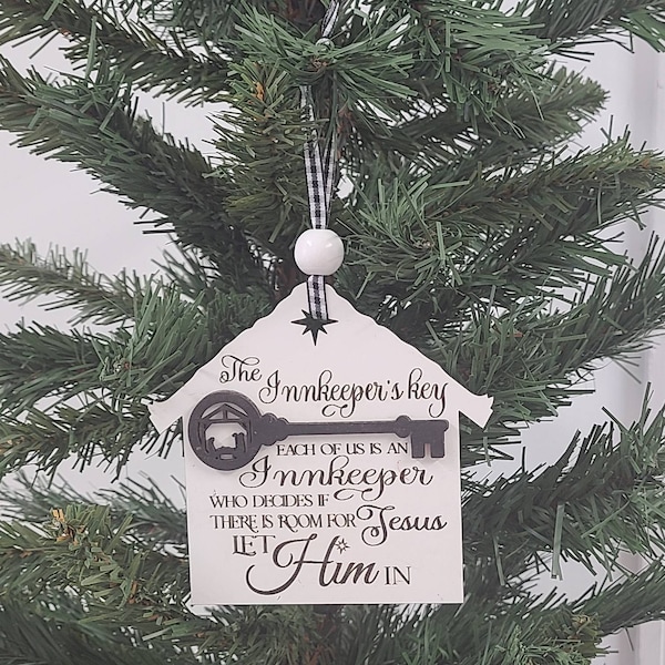 The Innkeeper's Key Christmas Ornament Laser Cut Digital File | True ...