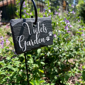 Pet Garden Marker, Pet Memorial, Memorial Garden, Garden Sign, Weather ...