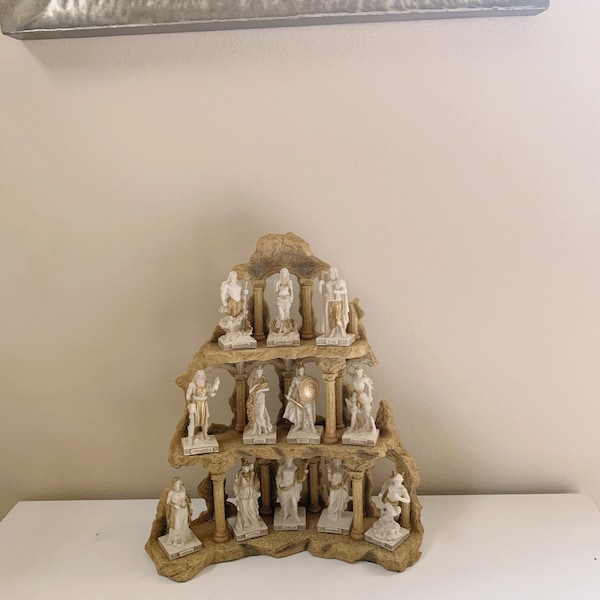 Vintage Ancient Greek Gods & Goddesses Mini Statues Set of 12 - Greek ...