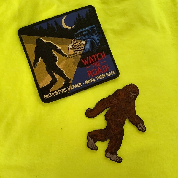 Road Safety PSA Cryptozoology Patch - Cryptozoology Tracking Society ...