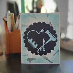 Ladies Retro Fashion Dress 5x7 Greeting Card, Women Birthday, Retro ...