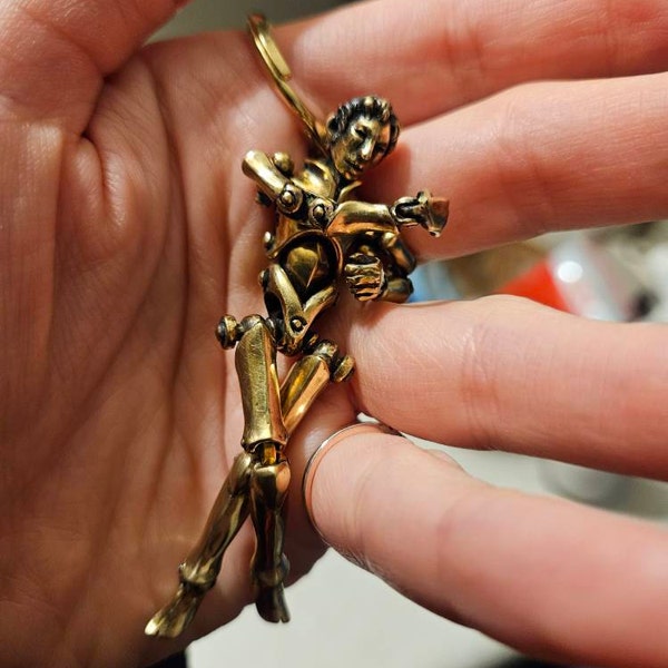 Movable Good Person Keyring Ver.1.5,movable Joints,keyholder,gift ...
