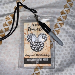 EPCOT Drink or Snack Around the World Passport World Traveler Edition ...