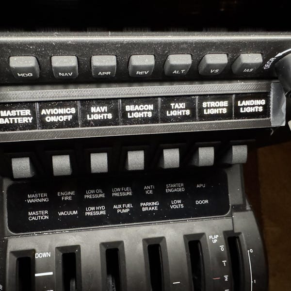 Panel LED Illumination for Logitech Saitek Switch, Autopilot and Radio ...