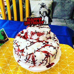 Texas Chainsaw Massacre Inspired Leatherface Happy Birthday Acrylic ...