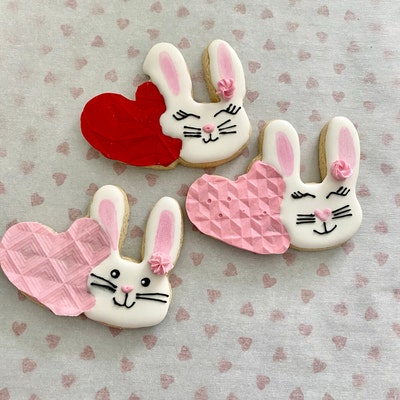 Bunny With Heart Cookie Cutter, Love, Valentine's Day, Valentines ...