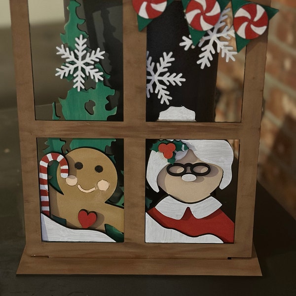 Mrs Claus Santa Sign SVG Christmas Shelf Sitter Digital File ...