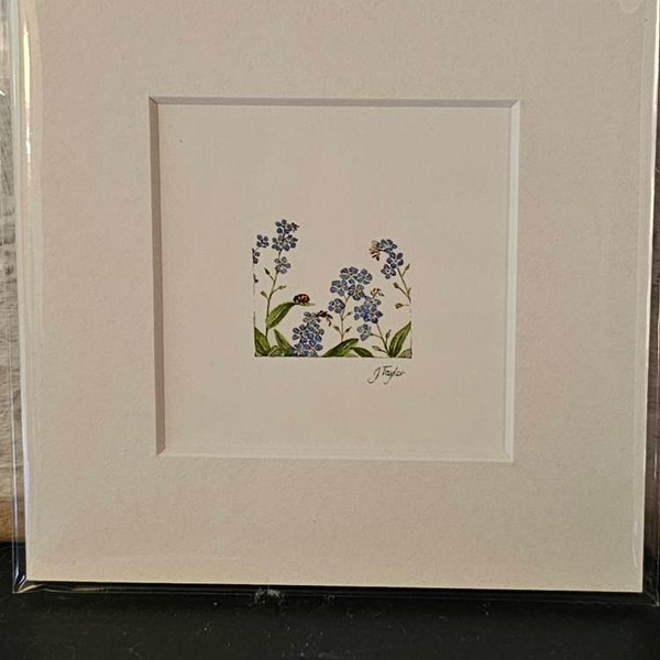 MOUSE PAINTING: Print of an Original Watercolour by Jan Taylor, 'A Pair ...