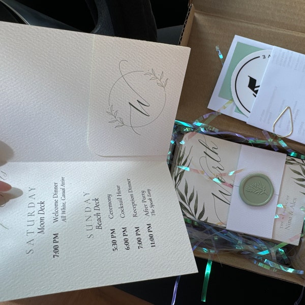 Custom Hotel Key Card Holders for Weddings and Events (pocket Card ...