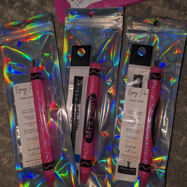 Valentines Glitter Pen | Love Glitter Pen | Valentines Day Glitter ...