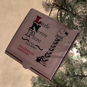 Home Alone Inspired Little Nero's Pizza Box Ornament WITH - Etsy