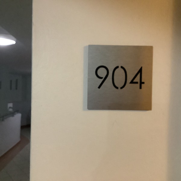 Square House Number Sign. Custom Apartment Numbers. Hotel Room Numbers ...
