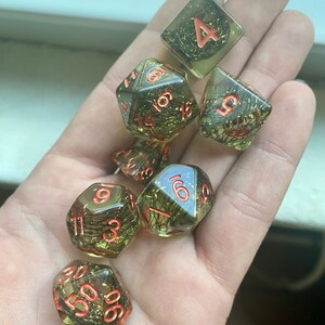 Acorn Dnd Dice Set D&D Dice Sharp Edge Dice Dungeons and - Etsy UK