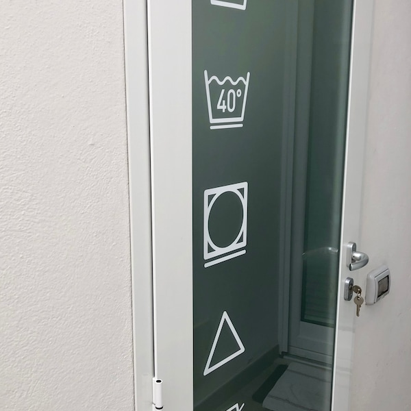 Laundry Tags Wall Decals, Set of 5 Laundry Tag Stickers, Choose 5 ...