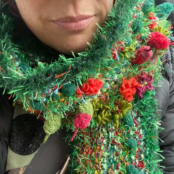 Victorian Ruffle Hand Beaded Collage Wrist Cuff Manually Stitched ...