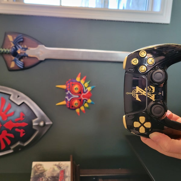 Custom the Legend of Zelda Breath of the Wild Themed Playstation 5 PS5 ...